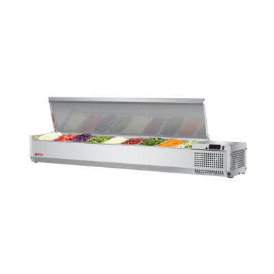Turbo Air CTST-1800-N E-Line Countertop Salad Table, 70-7/8″W, Side ...