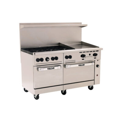 Vulcan 60SS-6B24GT Endurance Restaurant Range, Gas, 60″, (6) 30,000 BTU ...