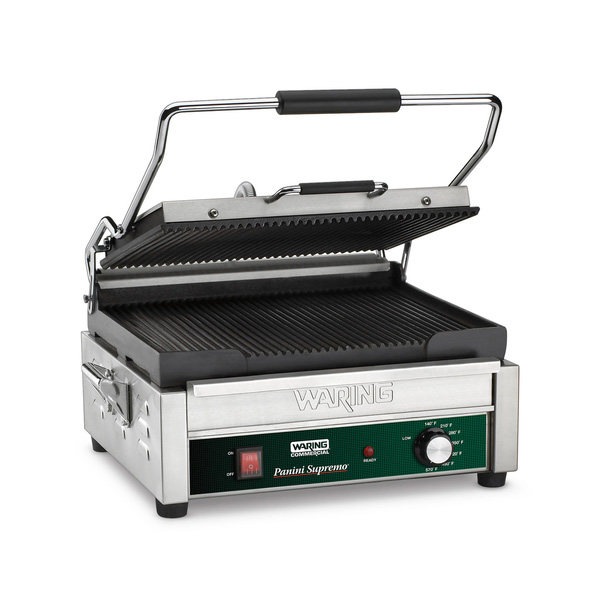 Waring WPG250K Panini Supremo Large Panini Grill, Electric, Single, 14 ...